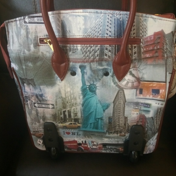 Nicole Lee | Bags | Nicole Lee Luggage Bag With Wheels | Poshmark